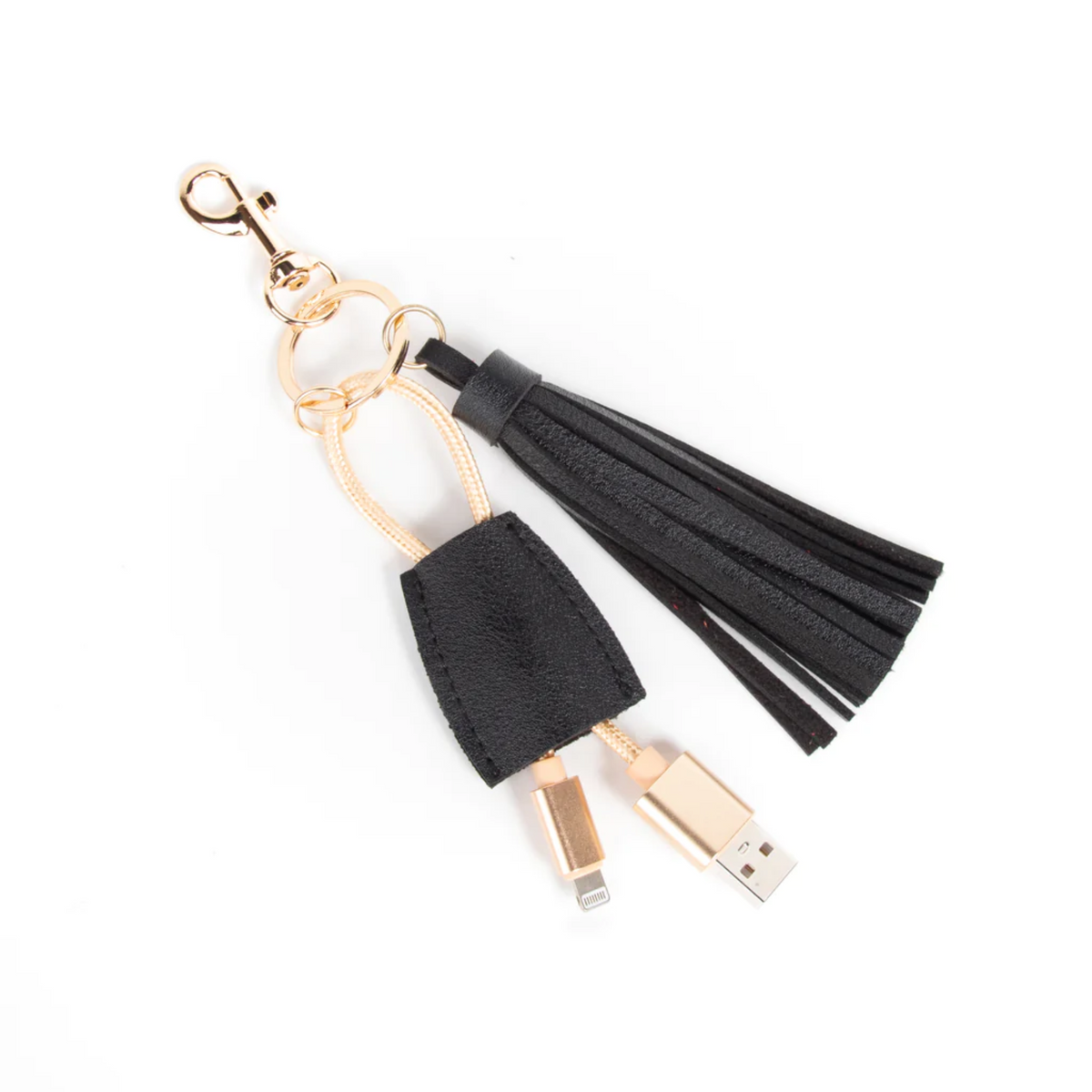 Tassel Keychain w/ USB Cord